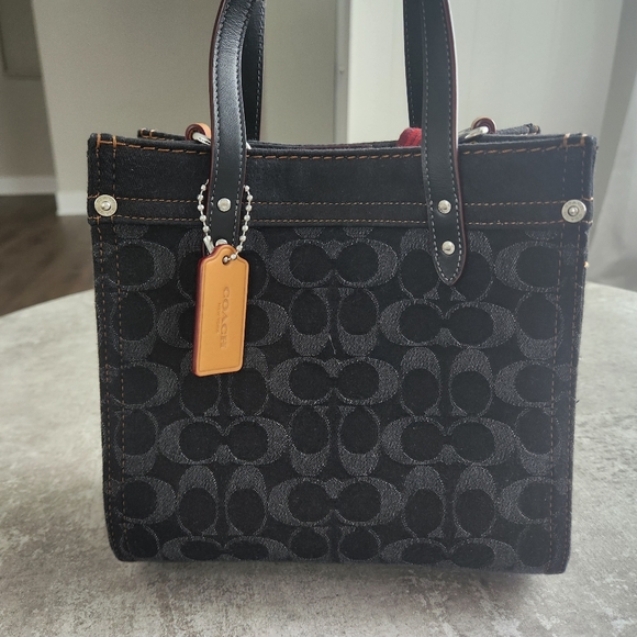 Coach | Bags | Black Coach Mini Tote Bag | Poshmark
